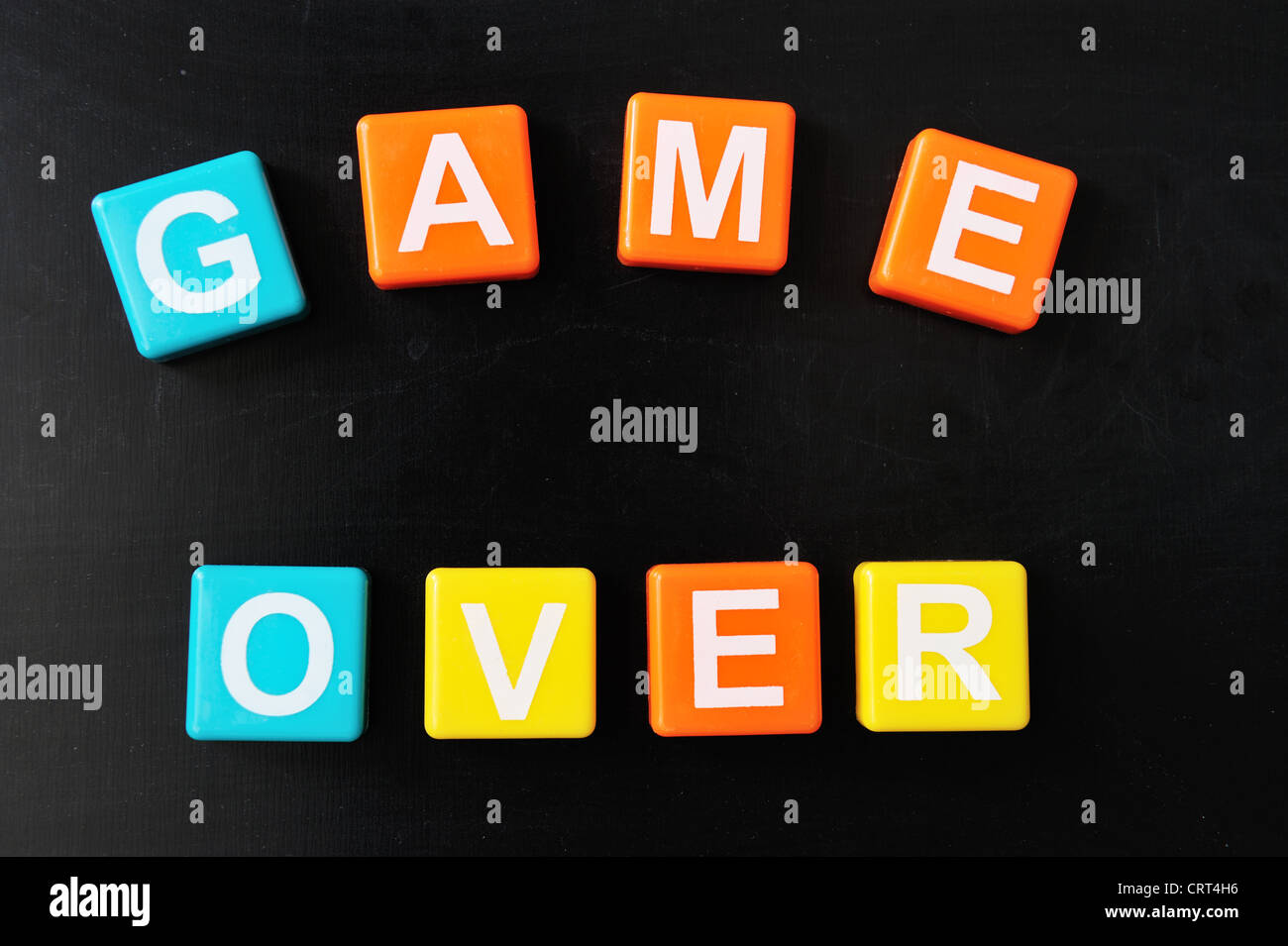 Game over symbol hi-res stock photography and images - Alamy