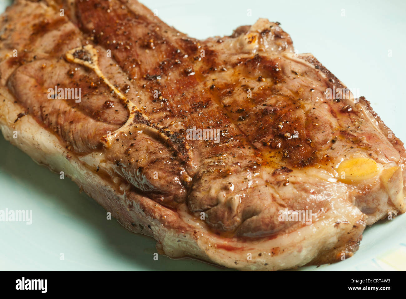 Grilled Mutton Chop Stock Photo - Alamy