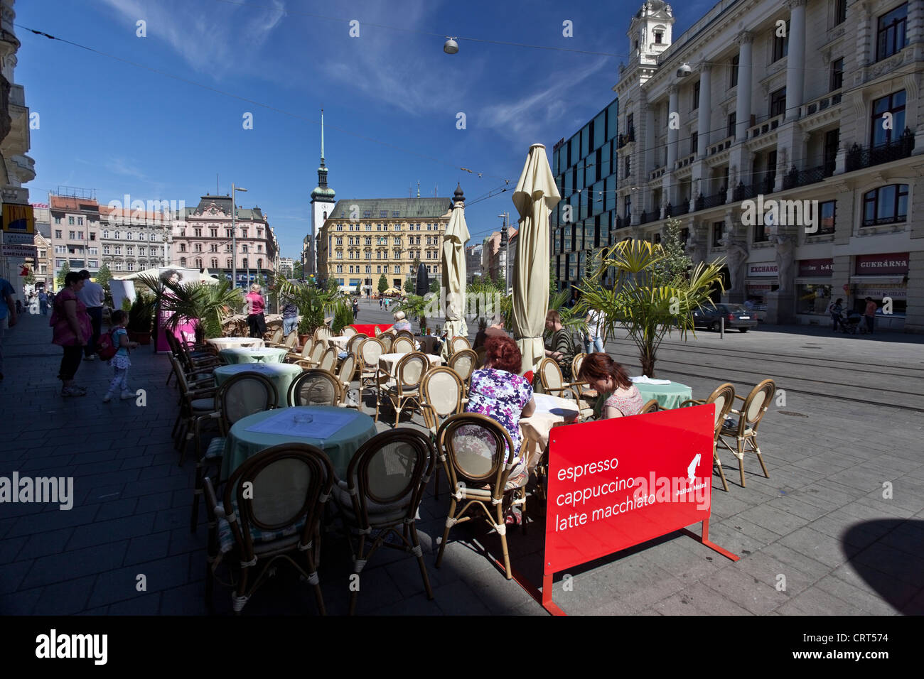 Freedom Square, Namesti Svobody, Brno, Czech Republic Stock Photo - Alamy