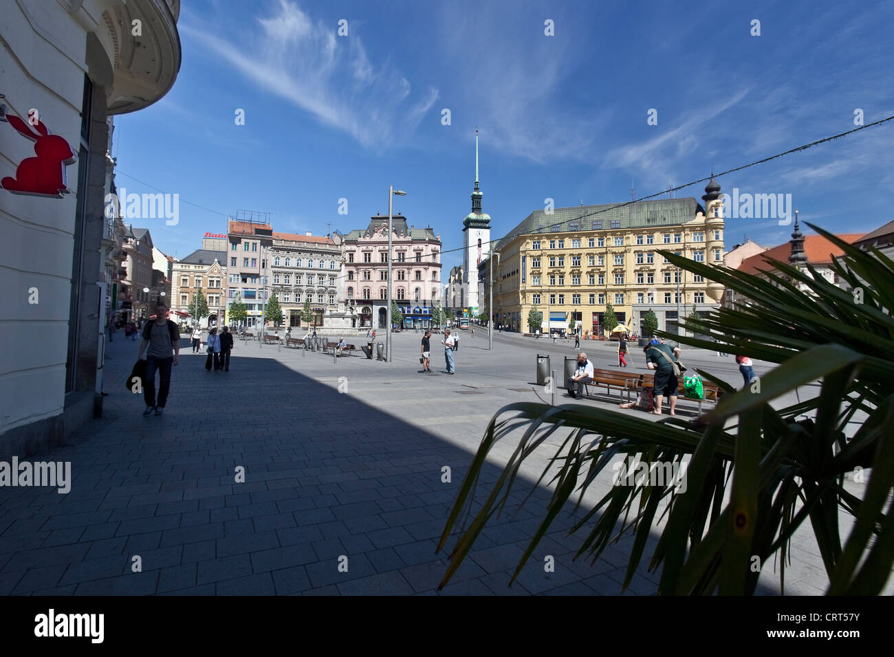 Freedom Square, Namesti Svobody, Brno, Czech Republic Stock Photo - Alamy