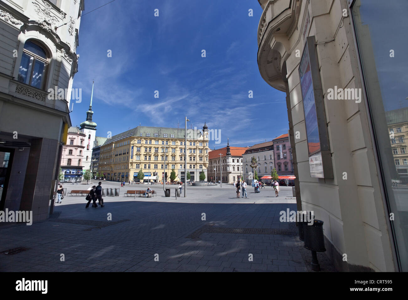Freedom Square, Namesti Svobody, Brno, Czech Republic Stock Photo - Alamy