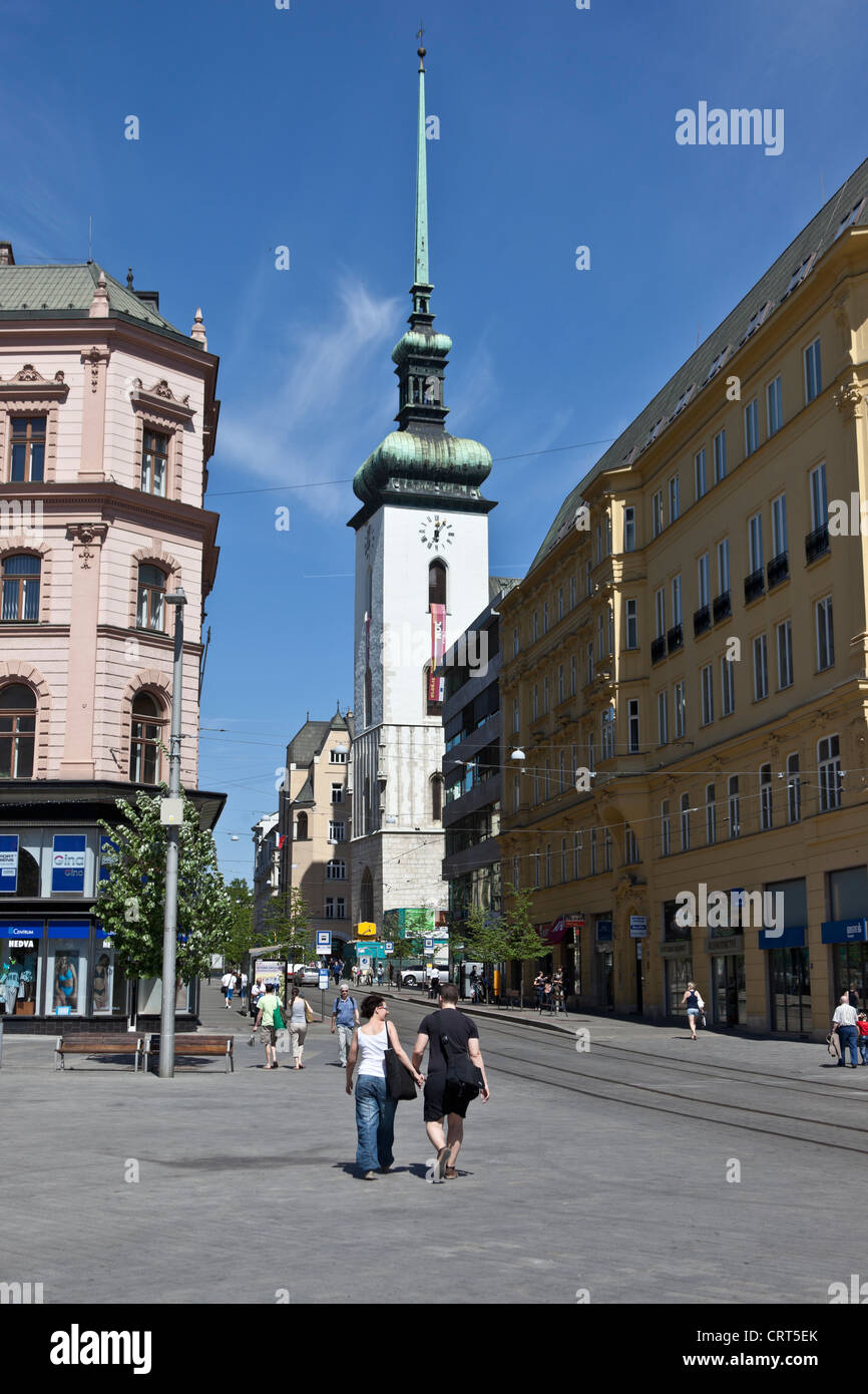 Freedom Square, Namesti Svobody, Brno, Czech Republic Stock Photo - Alamy