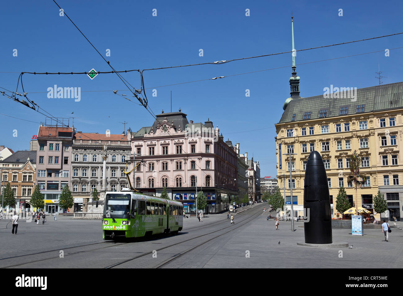 Freedom Square, Namesti Svobody, Brno, Czech Republic Stock Photo - Alamy