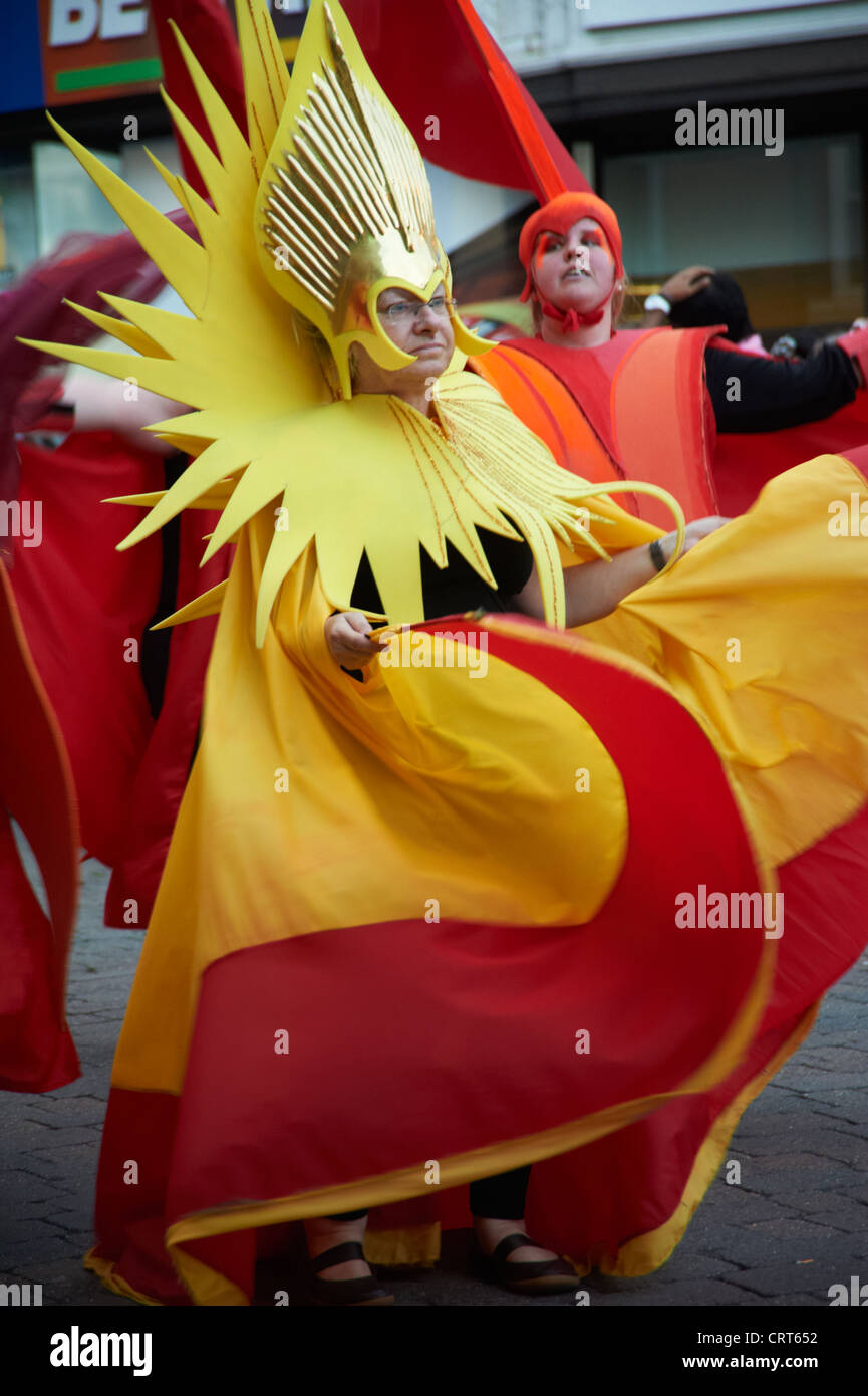 A member of the 'Follow the Light Parade' - Part of Derby's Olympic ...