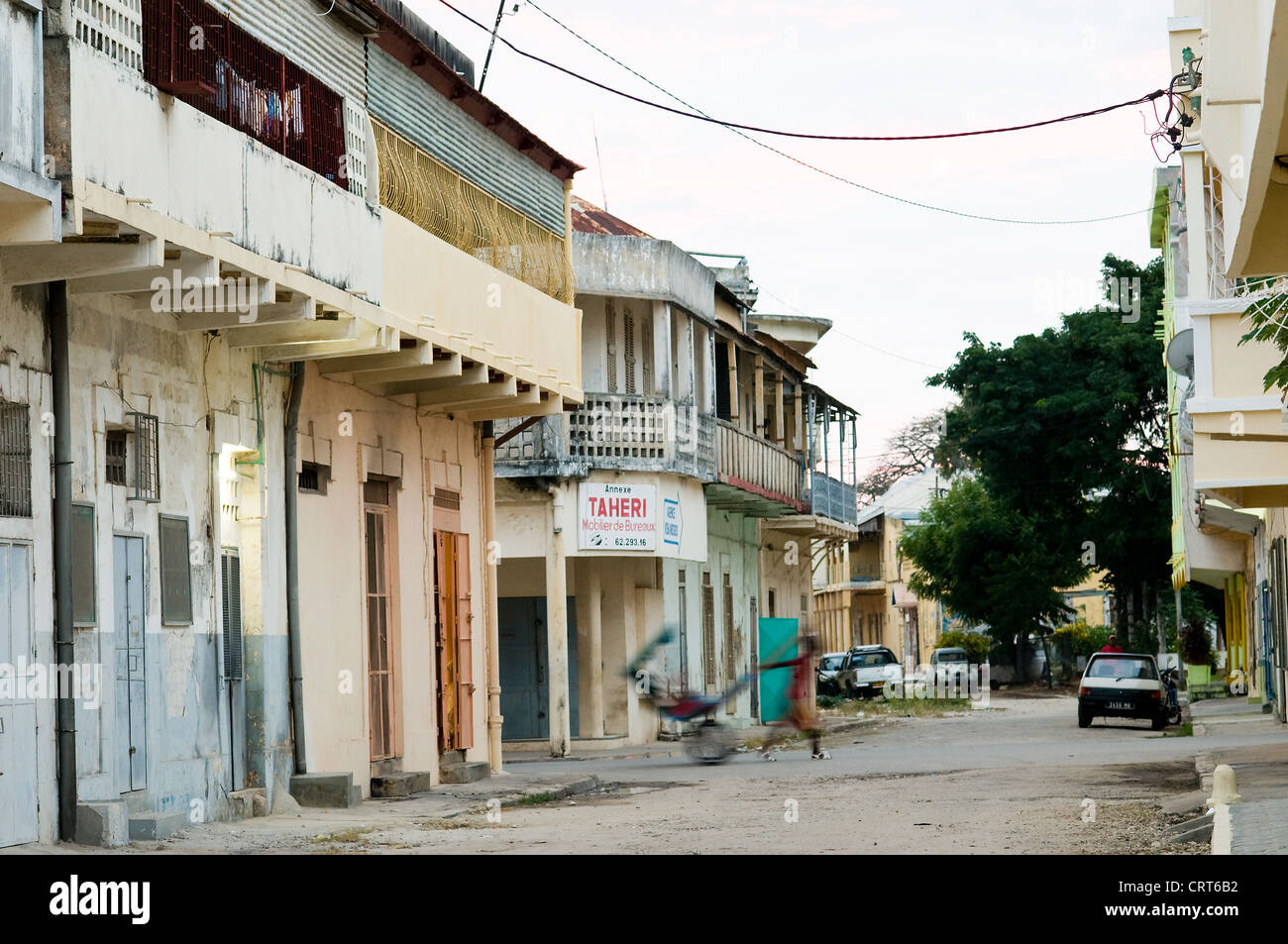 French Colonial architecture, Mahajanga, Madagascar Stock Photo - Alamy