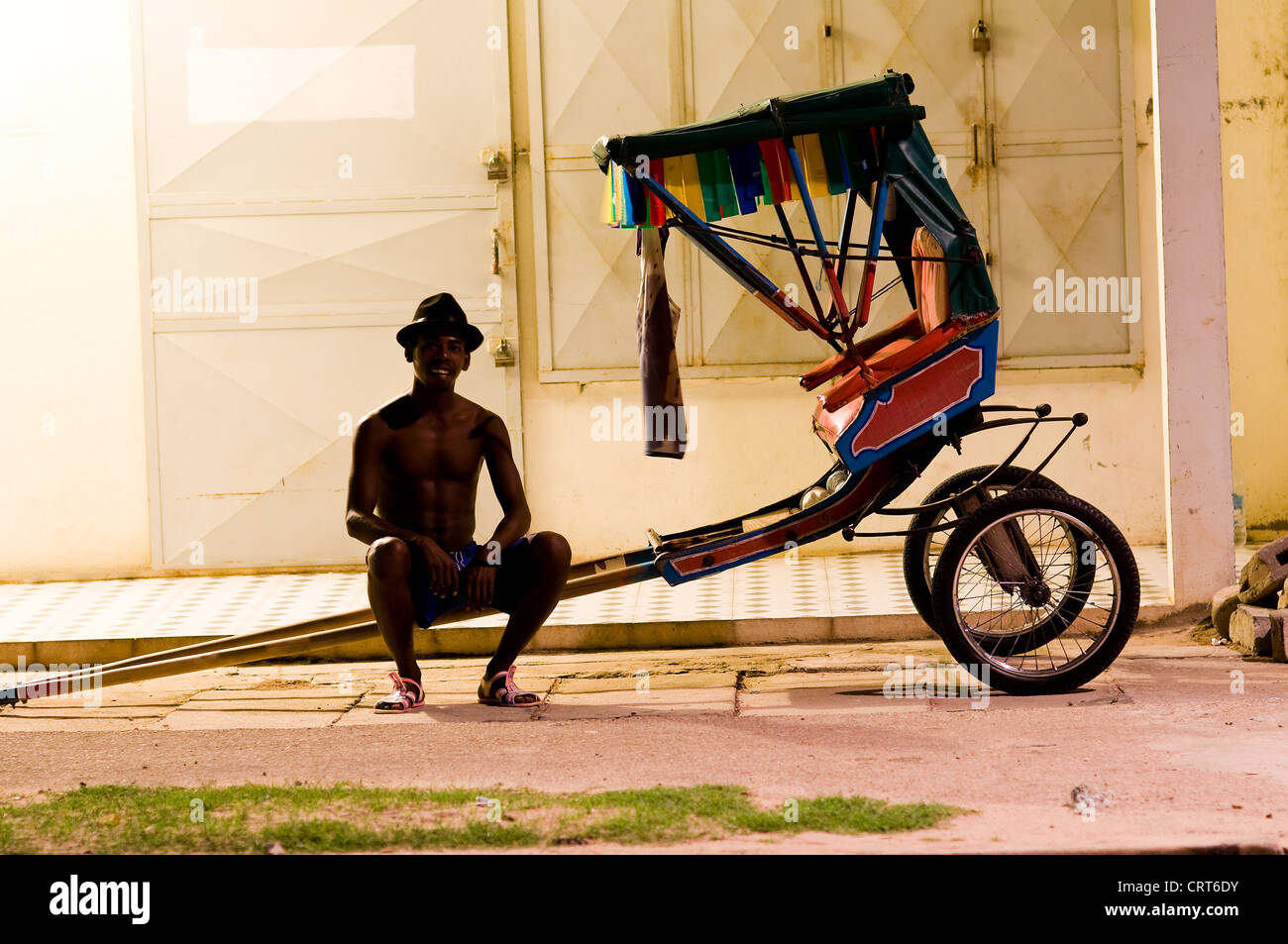 Pousse-pousse, Mahajanga, Madagascar Stock Photo - Alamy