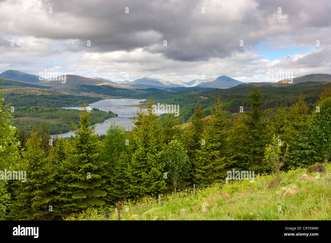 Loch Garry and Glen Garry, near Fort Augustus, Highland region ...