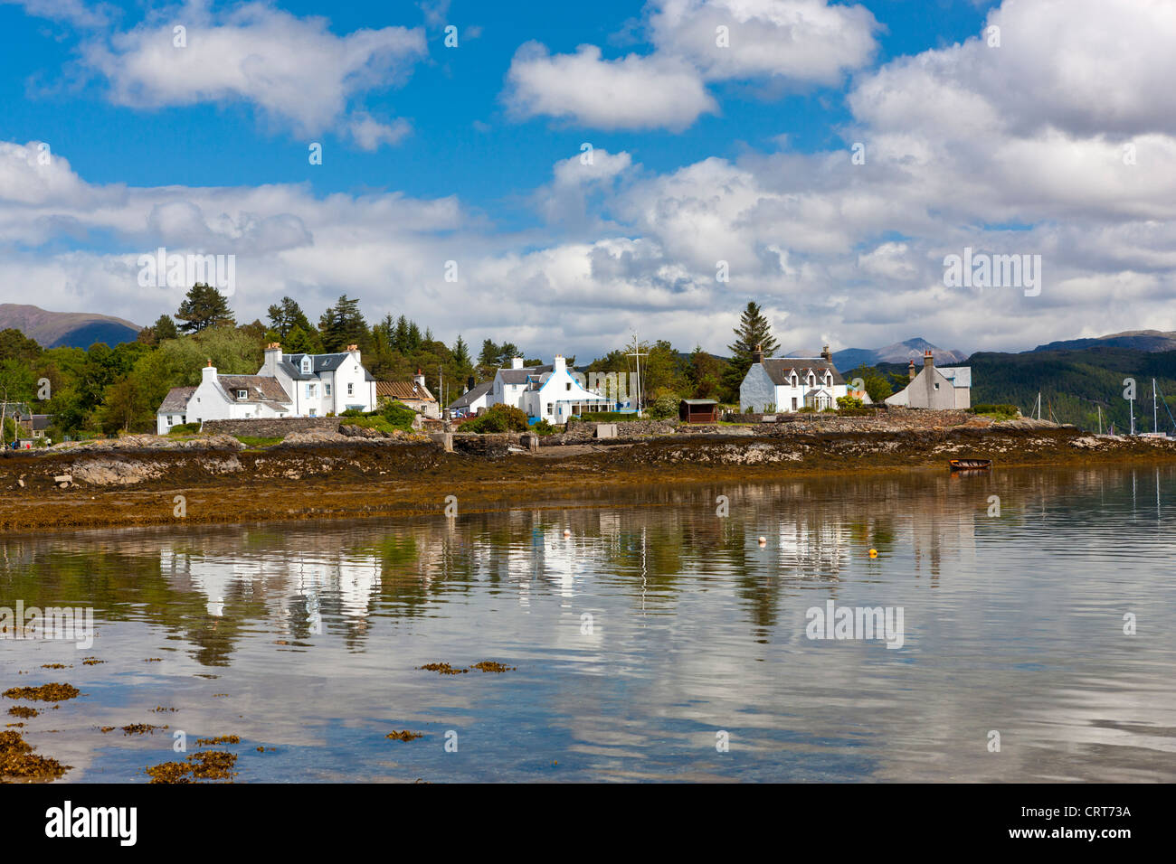 Plockton Harbour, Highland region, Scotland, United Kingdom, Europe ...