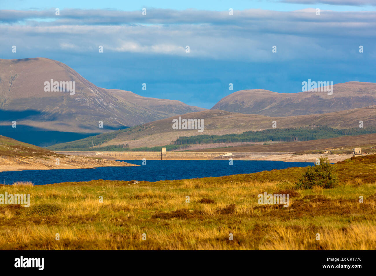 The Loch Glascarnoch, Wester Ross in the North West Highlands of ...