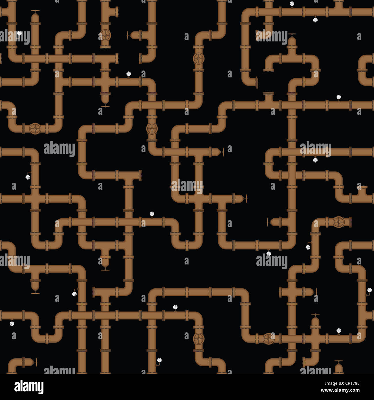 Seamless texture - the old water pipe Stock Photo - Alamy
