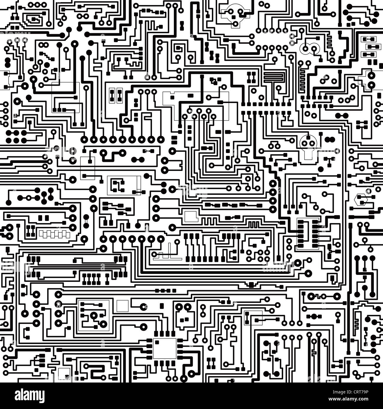 Electronic components. Seamless texture. Connections and contacts Stock ...