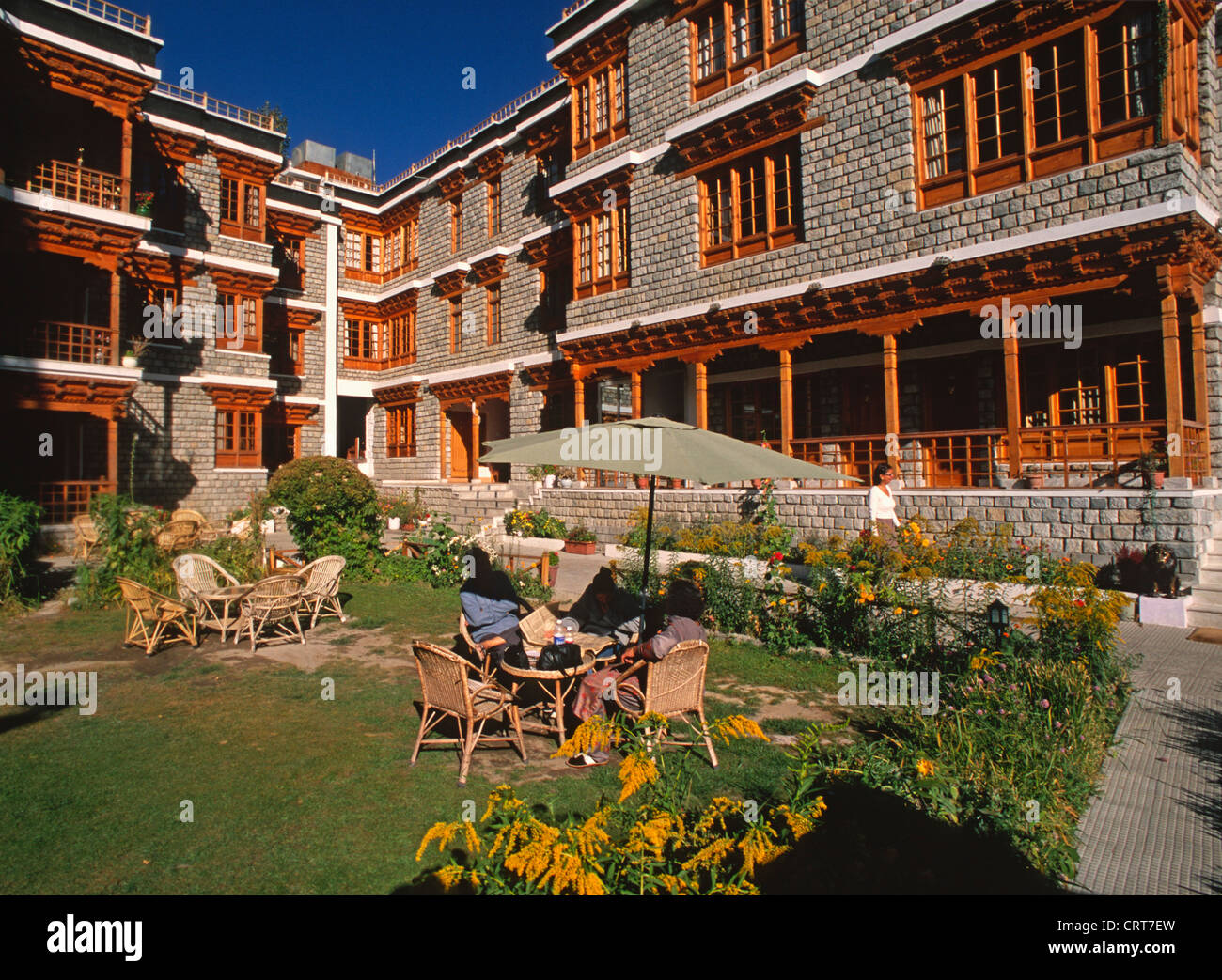 India, Ladakh, Leh, Spic'n Span Hotel Stock Photo - Alamy