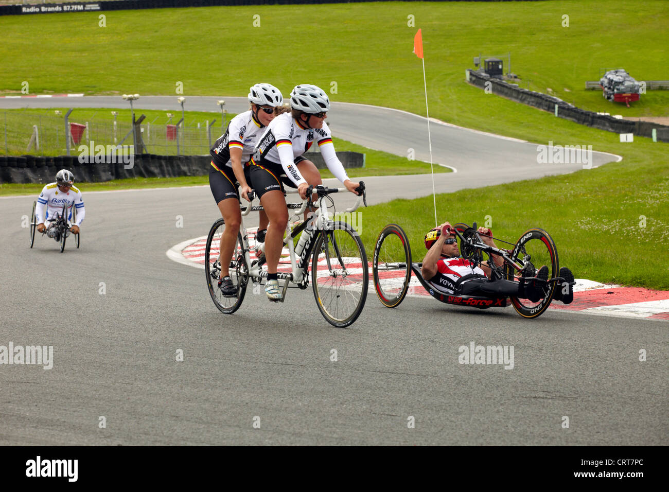 Paralympic hand cyclist hi-res stock photography and images - Alamy