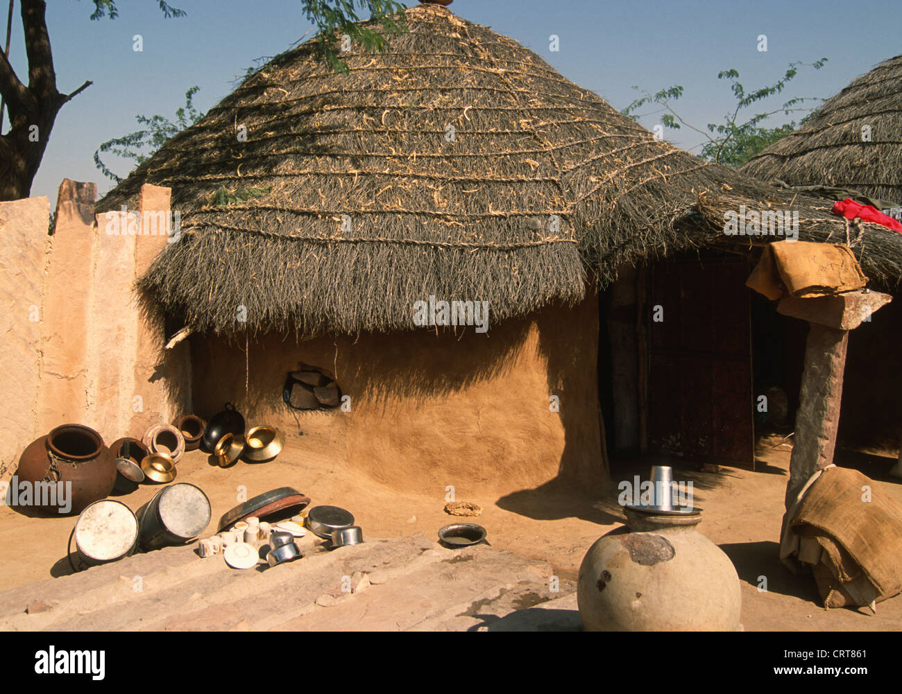 India, Rajasthan, village house Stock Photo - Alamy