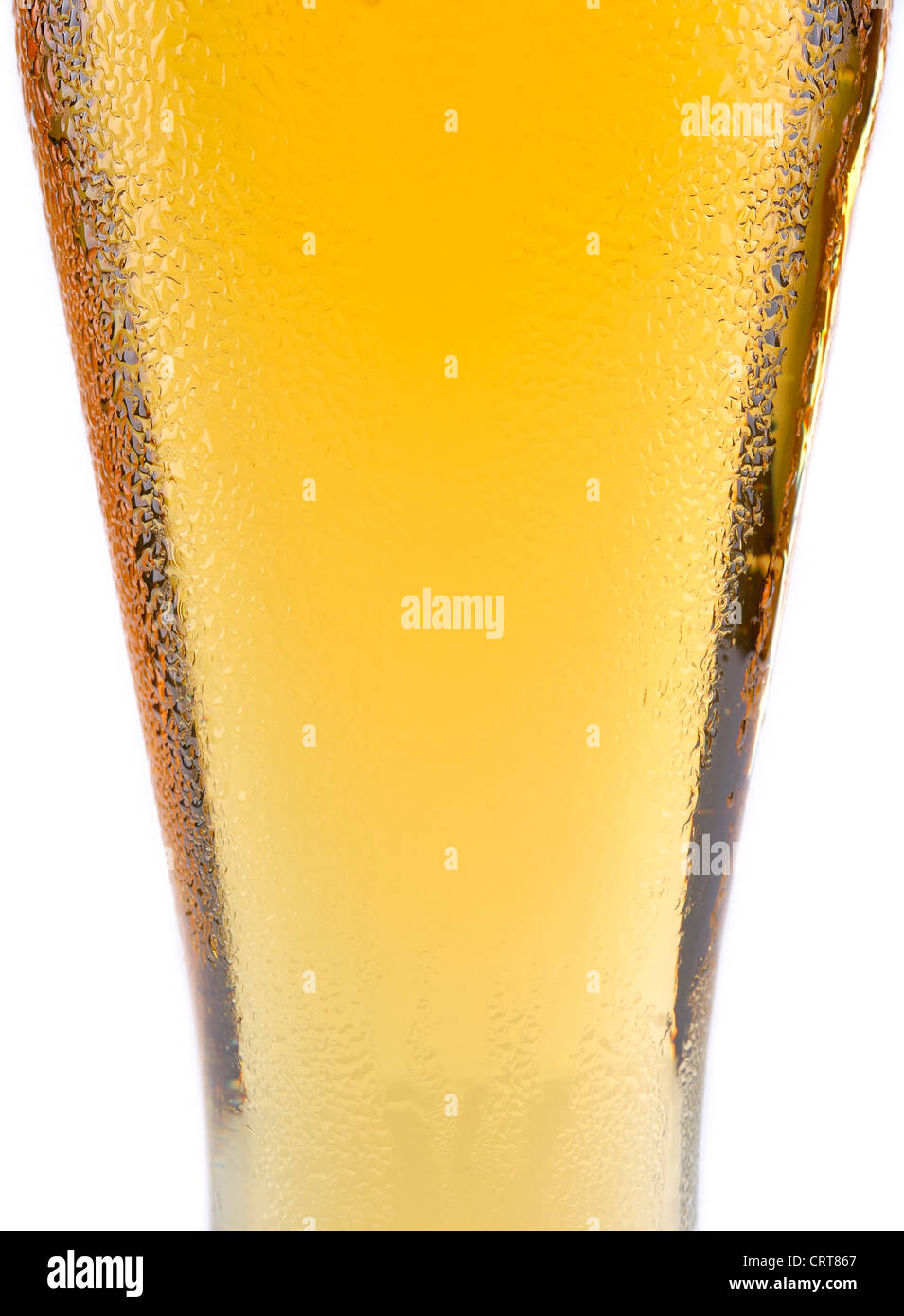 piece of glass of beer with water droplets Stock Photo - Alamy