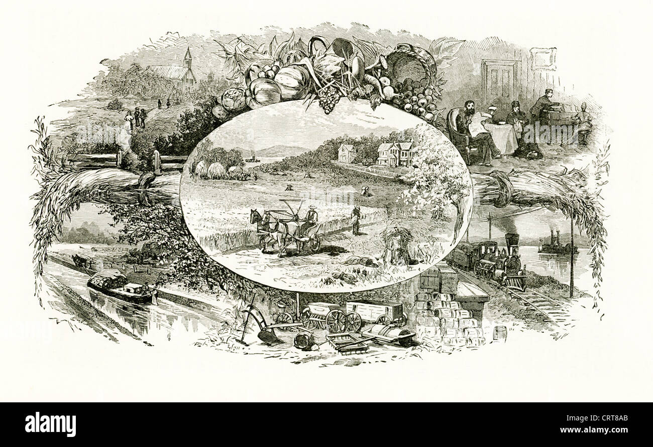 The Grange Movement, was an American agrarian movement taking its name ...