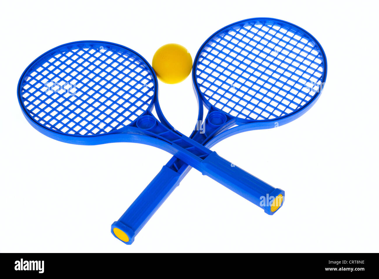 ball and racquet. photo on the white background Stock Photo - Alamy