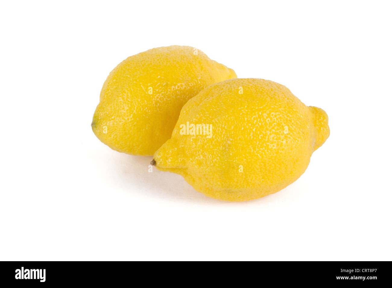 two lemons on the white background foto in studio Stock Photo - Alamy