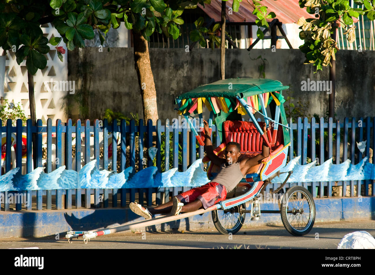 Pousse-pousse, Mahajanga, Madagascar Stock Photo - Alamy