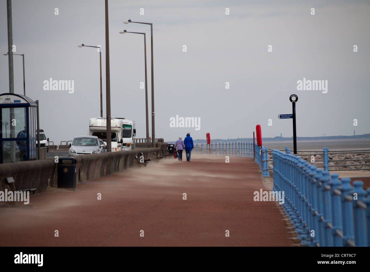 Morecambe Bay Promenade Stock Photo - Alamy