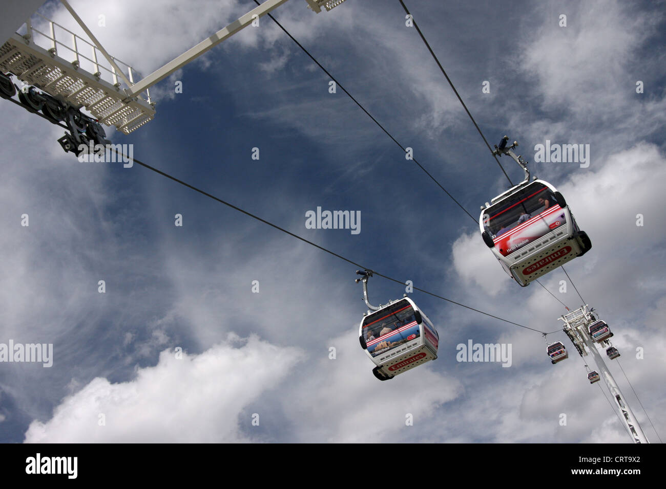 The Emirates airline cable car Stock Photo - Alamy