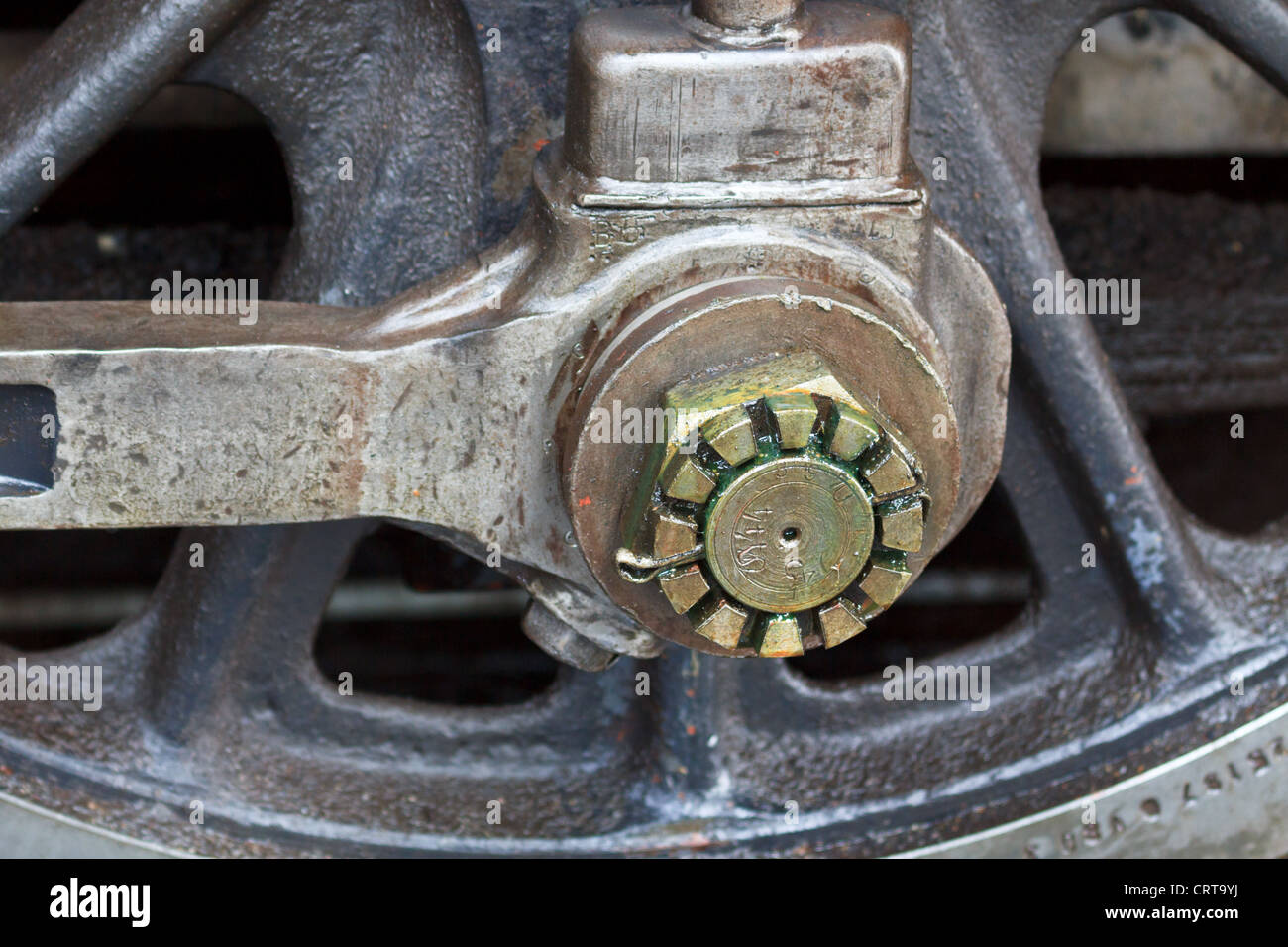 Old steam locomotive in garage hi-res stock photography and images - Alamy