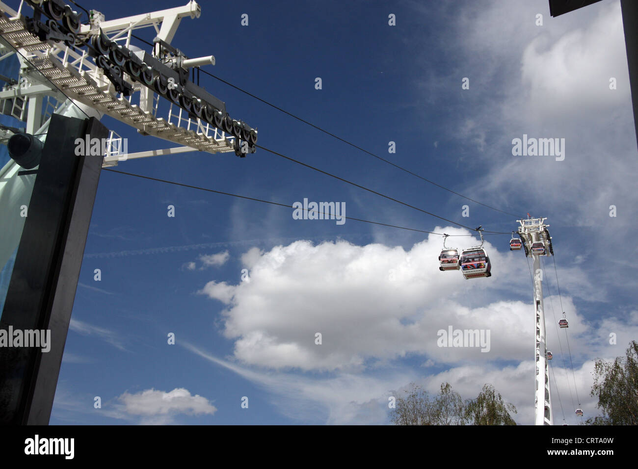 The Emirates airline cable car Stock Photo - Alamy