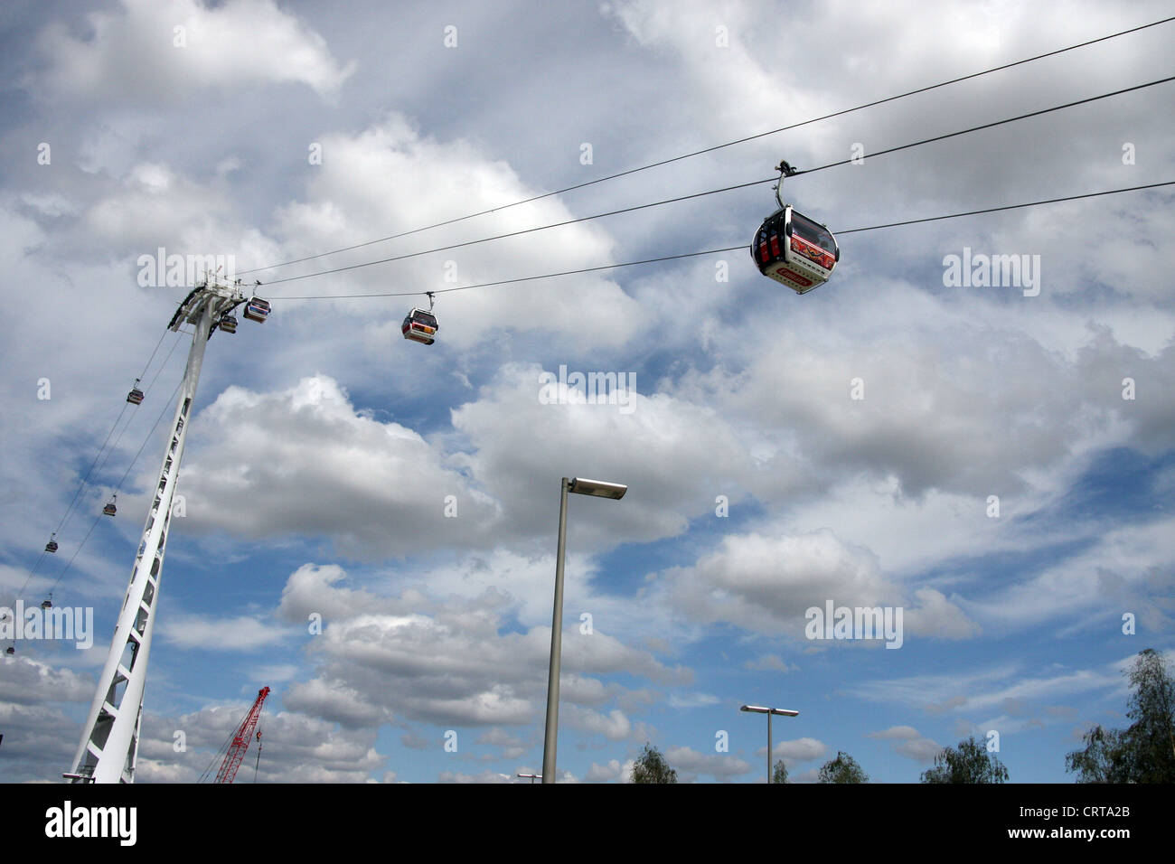 The Emirates airline cable car Stock Photo - Alamy