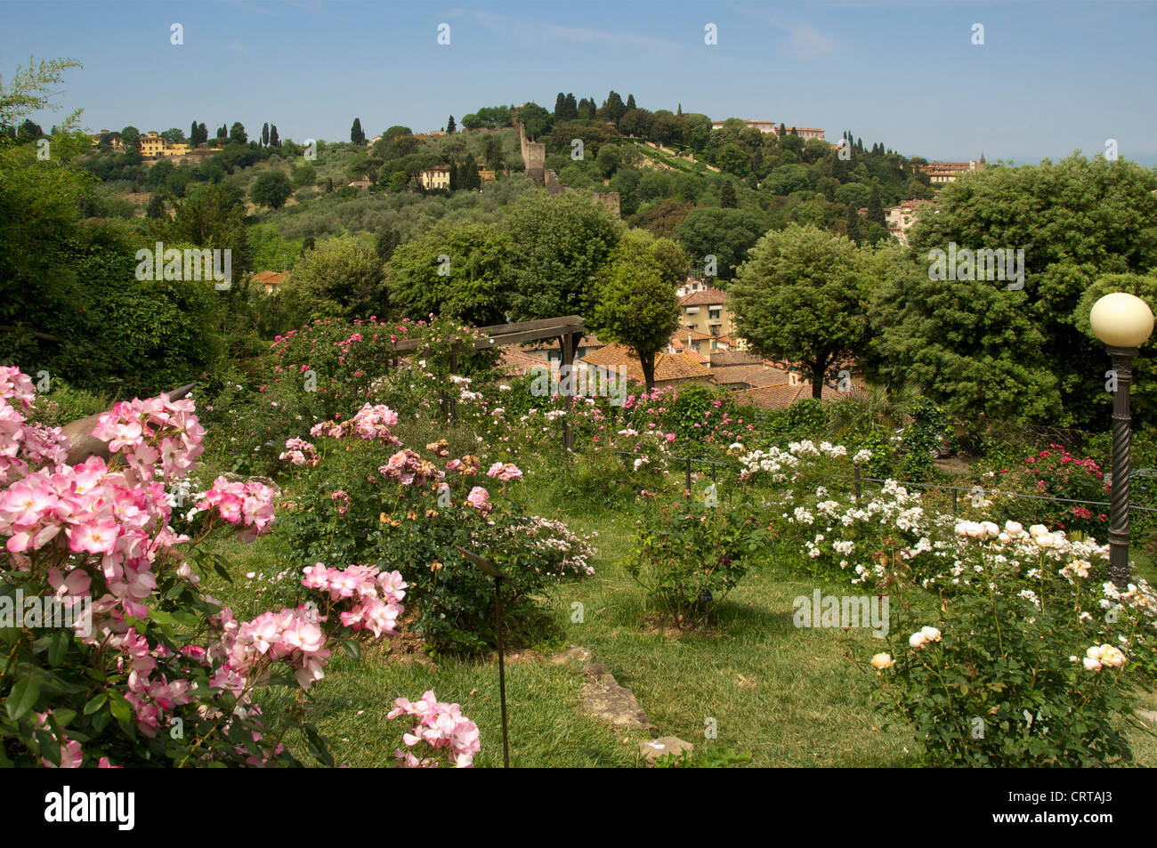 Gardens and view Fort Belvedere Florence Italy Stock Photo - Alamy