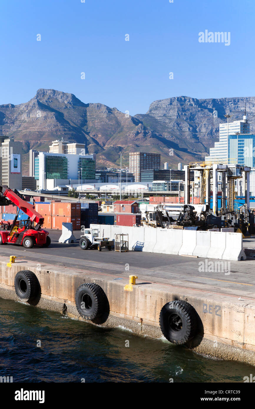 Port area of Cape Town, South Africa Stock Photo - Alamy