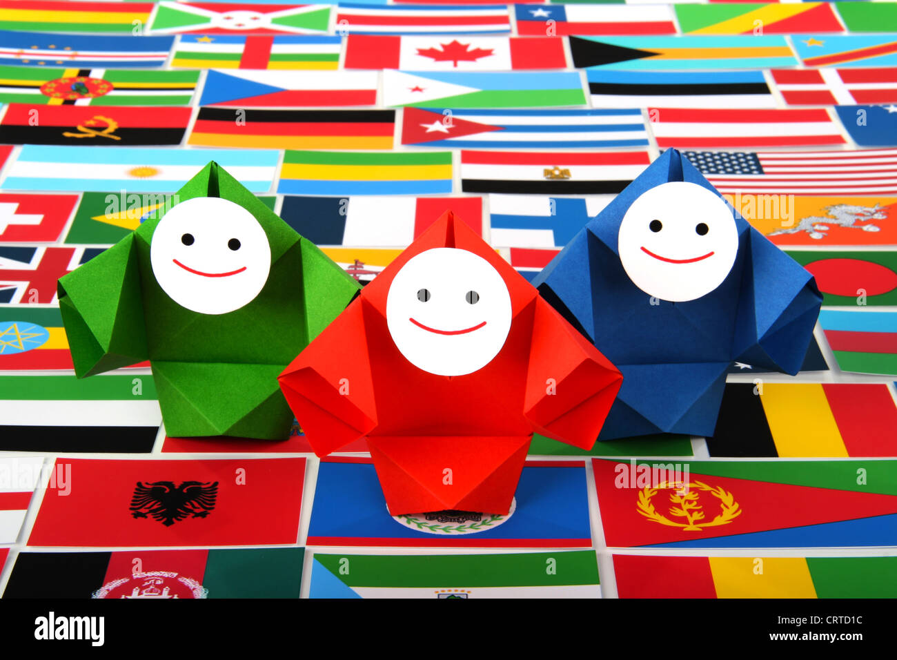 Conceptual image of international relations, peace, and cooperation ...