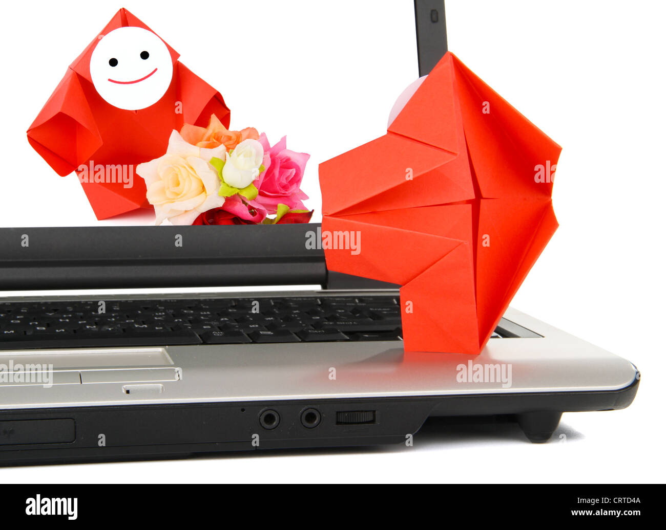 Conceptual image of e-relationship, e-communication and e-commerce ...