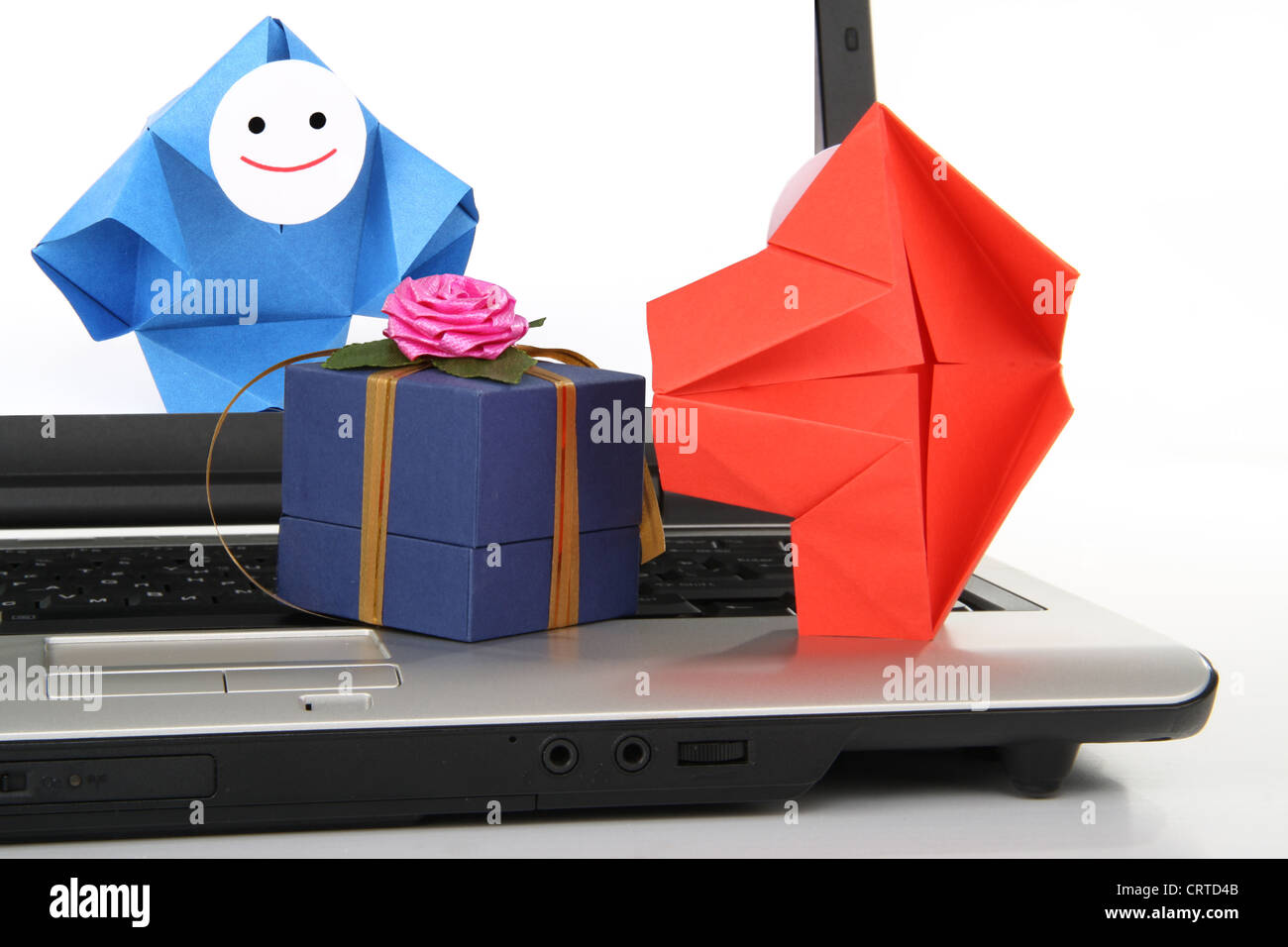 Conceptual image of e-relationship, e-communication and e-commerce ...