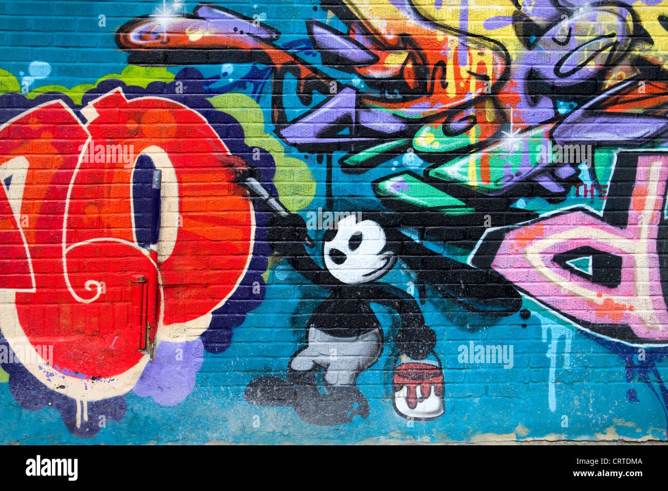 Graffiti in downtown Montreal, Quebec Stock Photo - Alamy