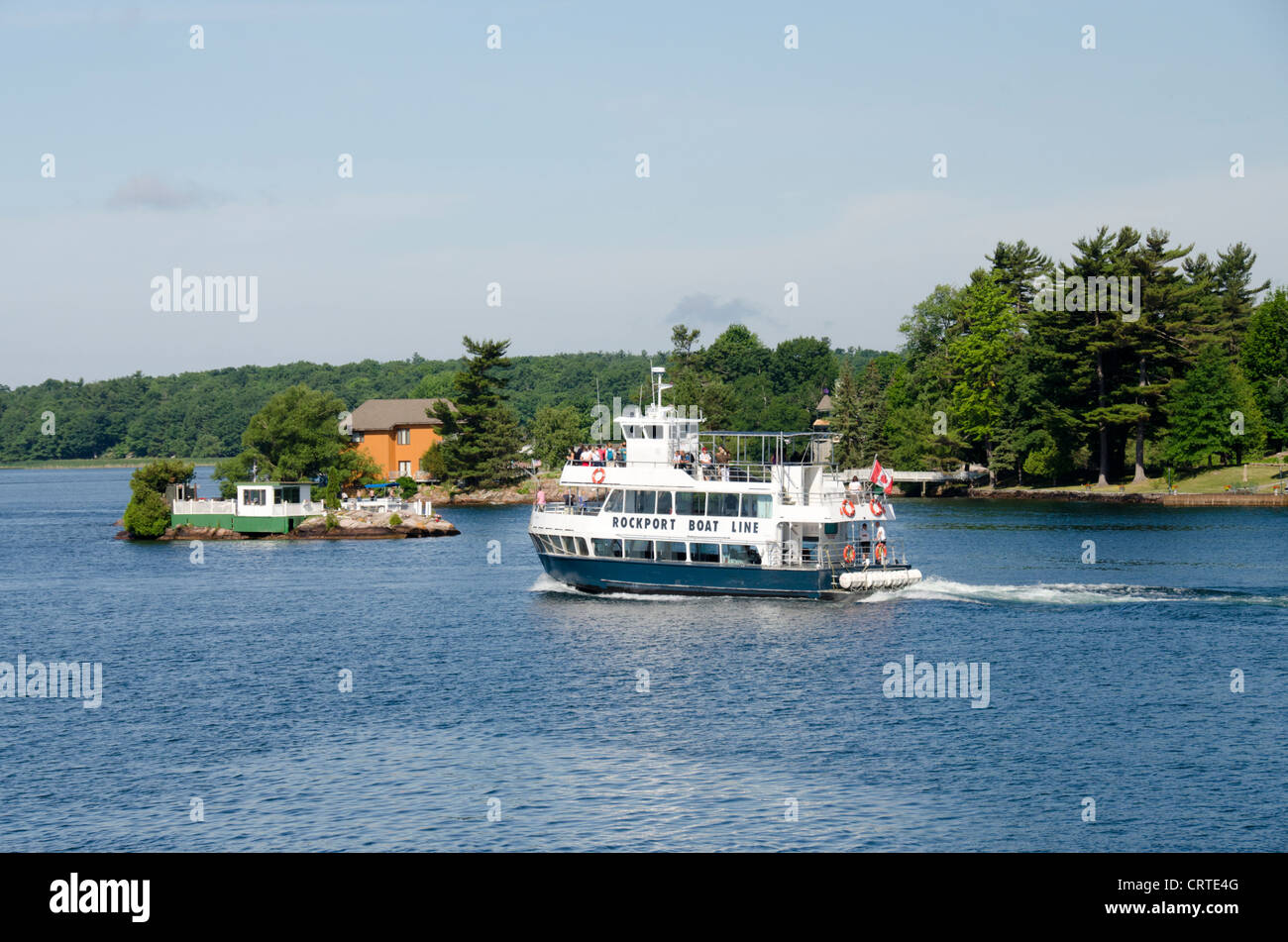 New York, St. Lawrence Seaway, Thousand Islands. The "American Narrows ...