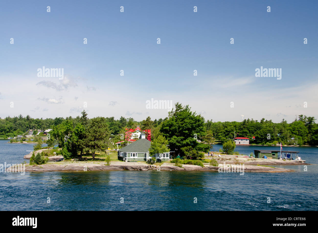 New York, St. Lawrence Seaway, Thousand Islands. The "American Narrows ...