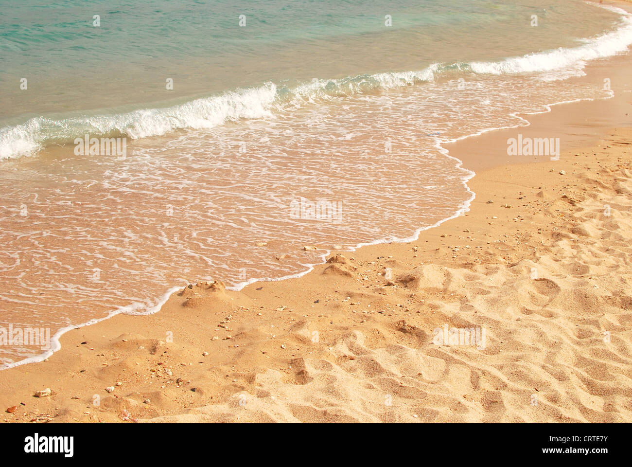 sea wave and sand Stock Photo - Alamy