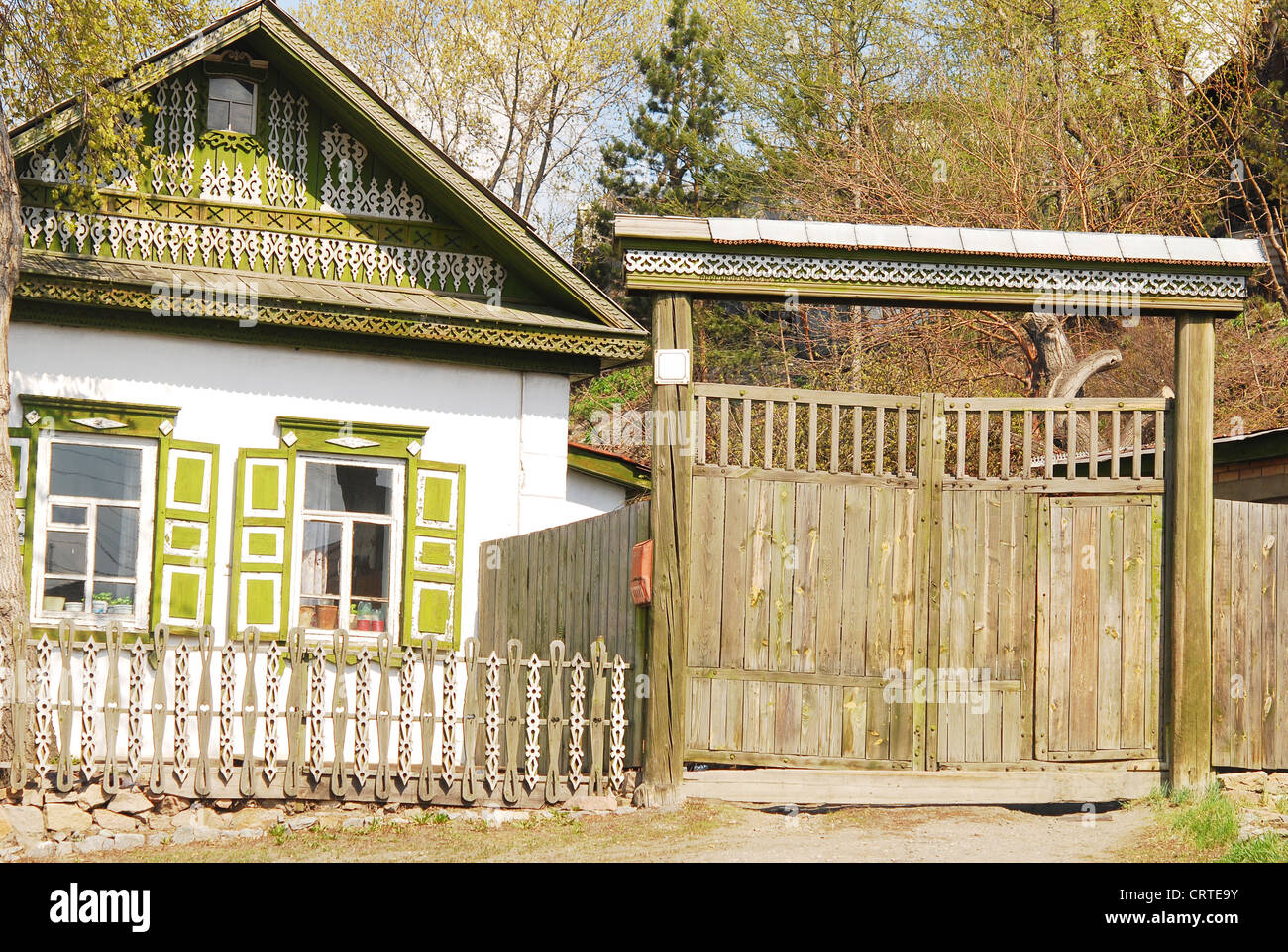 Russian house hi-res stock photography and images - Alamy