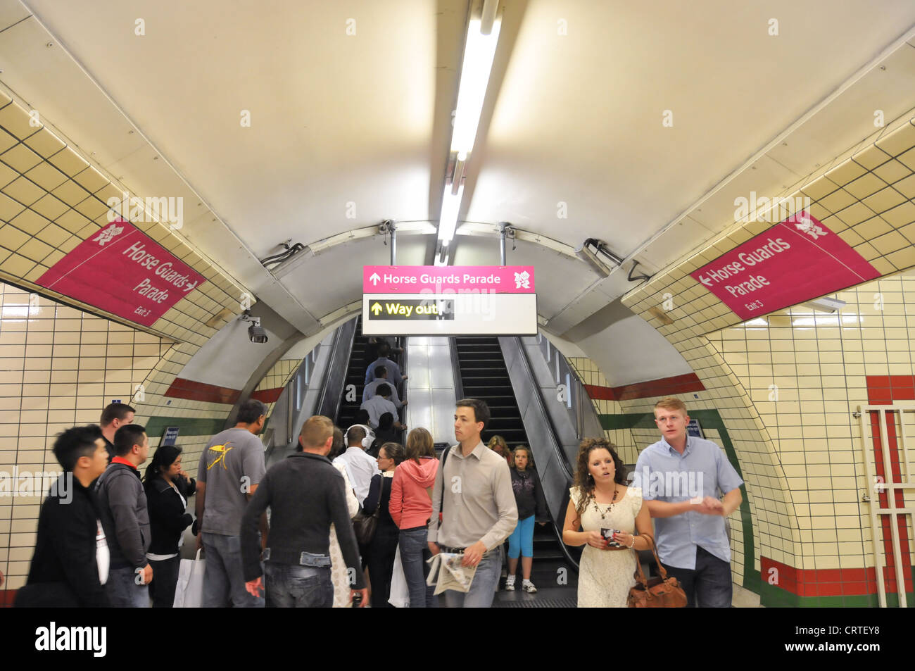 Olympics London 2012 directions Piccadilly Tube Underground station ...