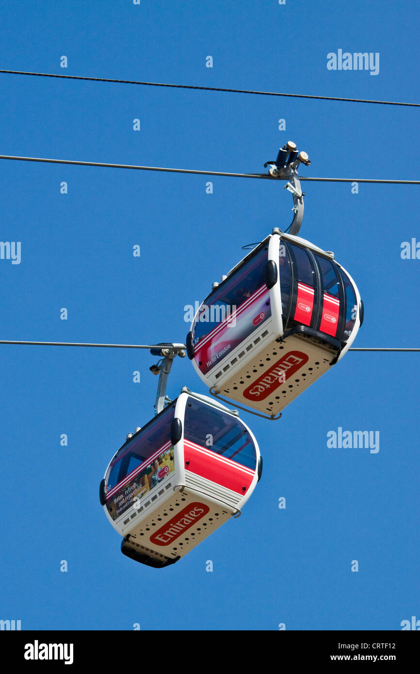 Emirates Air Line cable car Stock Photo - Alamy