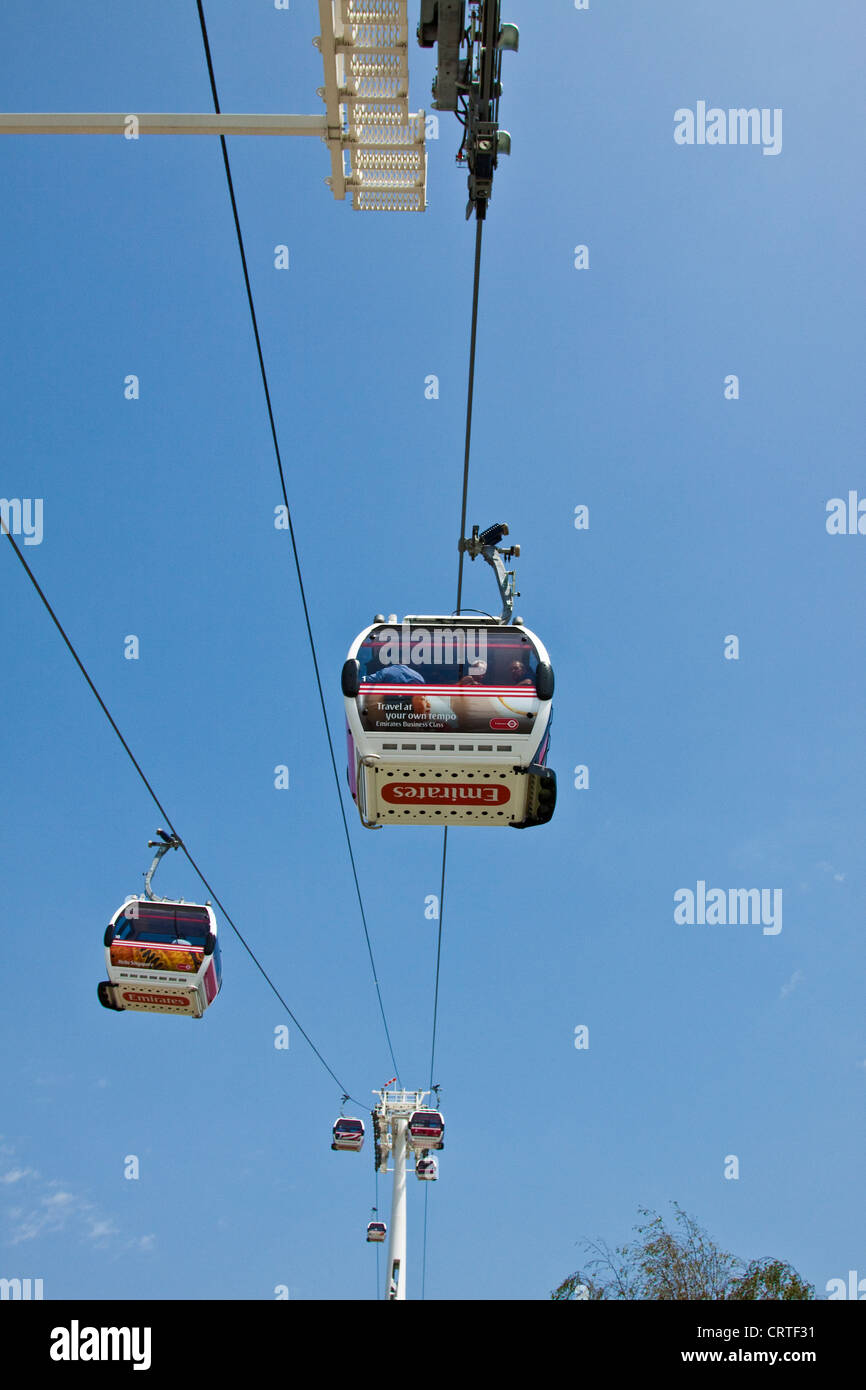 Emirates Air Line cable car Stock Photo - Alamy