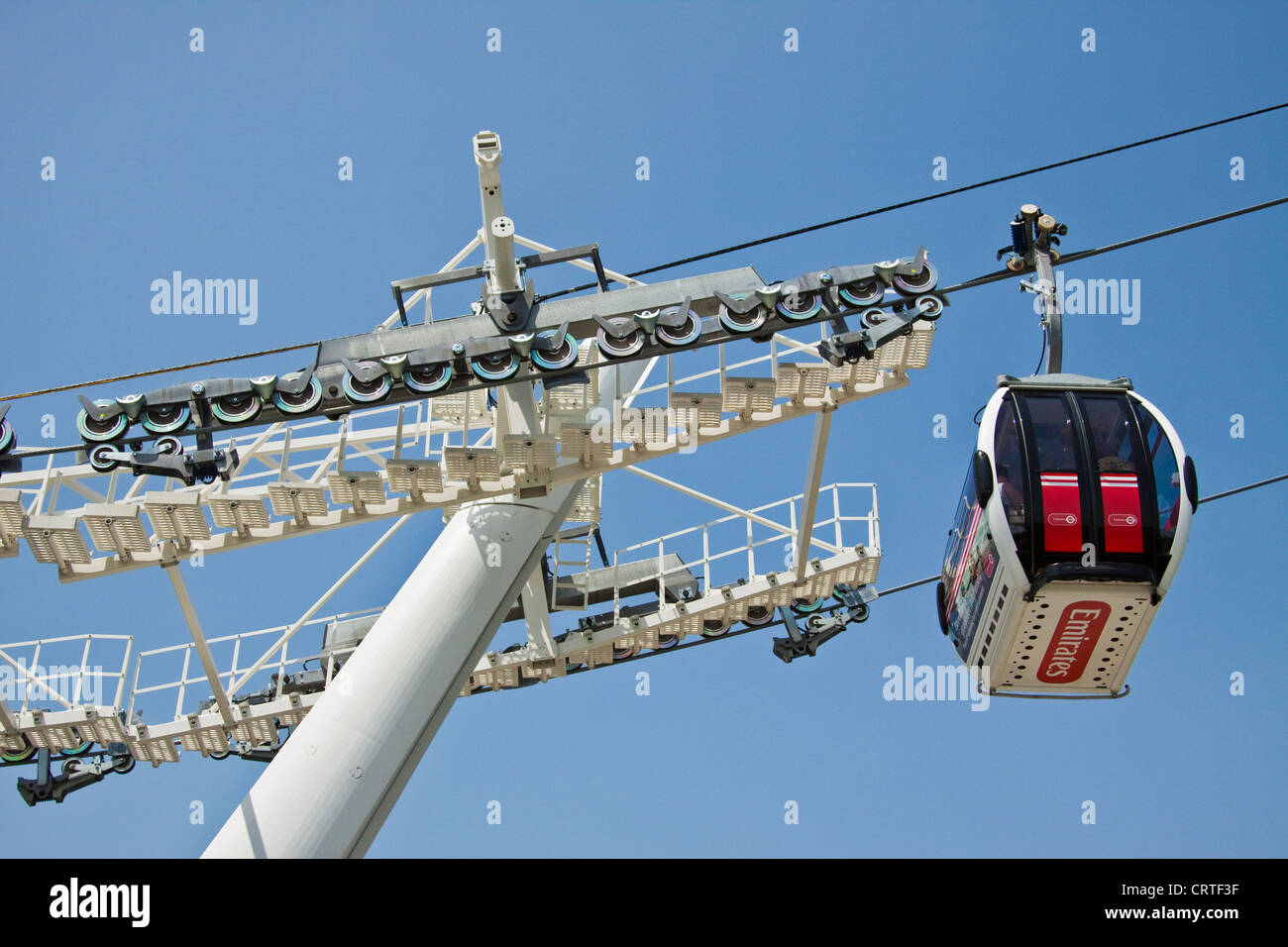 Emirates Air Line cable car Stock Photo - Alamy