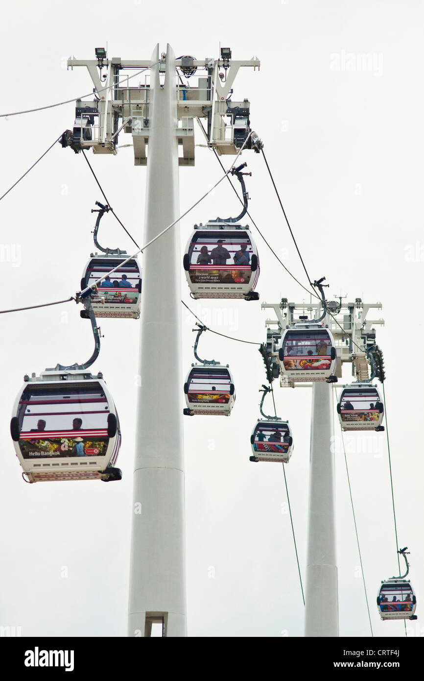 Emirates Air Line cable car Stock Photo - Alamy