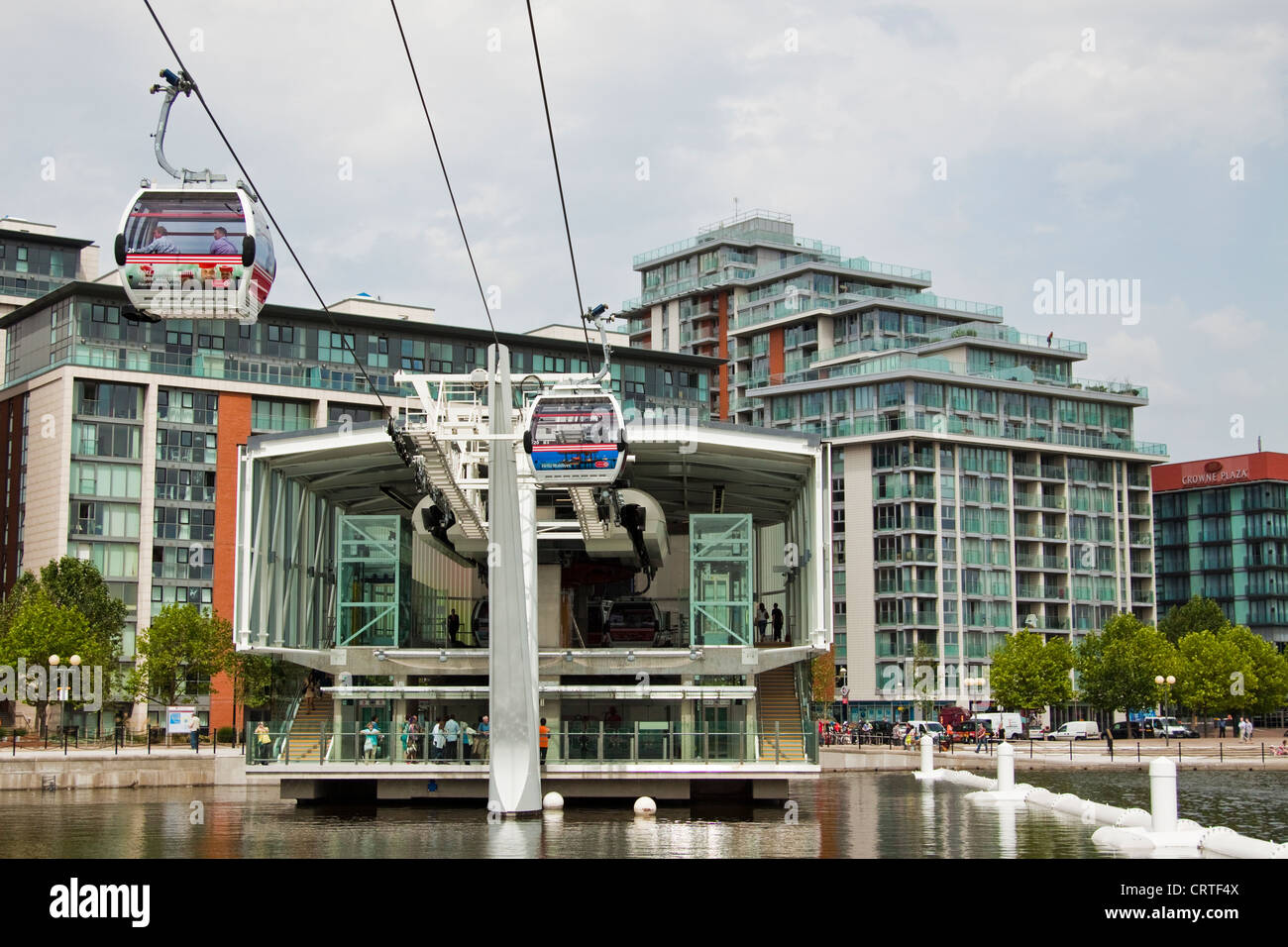 Emirates Air Line cable car Stock Photo - Alamy