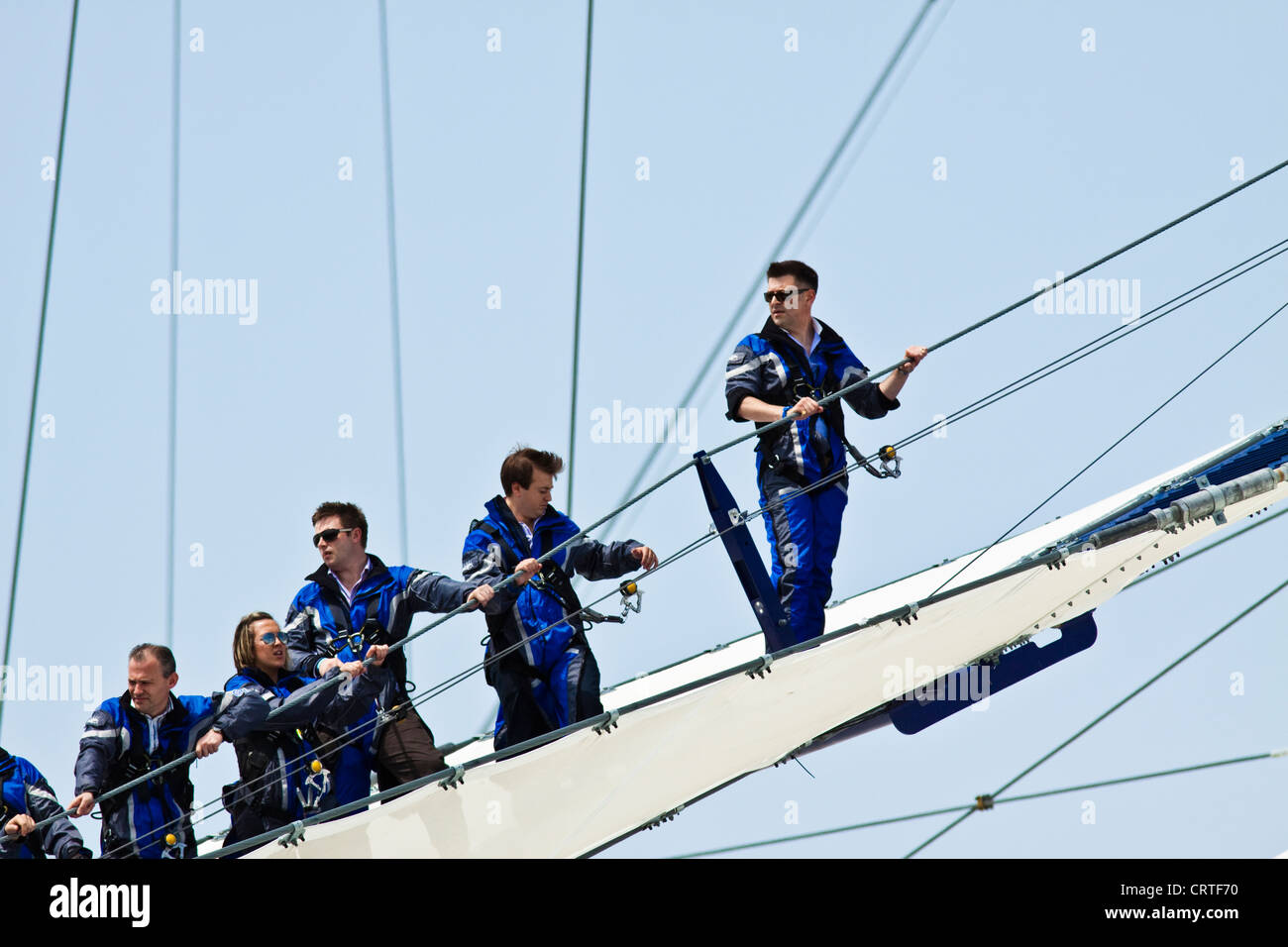 Up at the O2 Stock Photo - Alamy