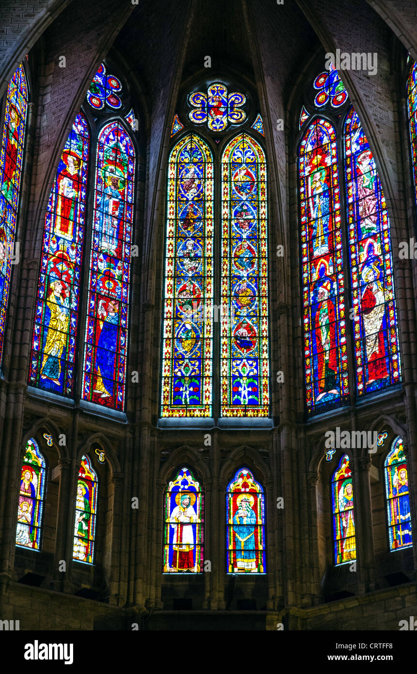 Interior Of Leon Cathedral High Resolution Stock Photography and Images ...