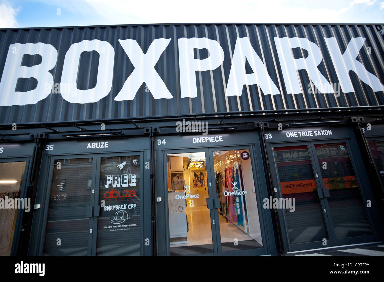 Boxpark Shoreditch Stock Photos & Boxpark Shoreditch Stock Images - Alamy