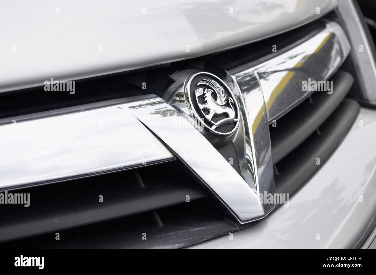 Vauxhal astra front logo Stock Photo - Alamy