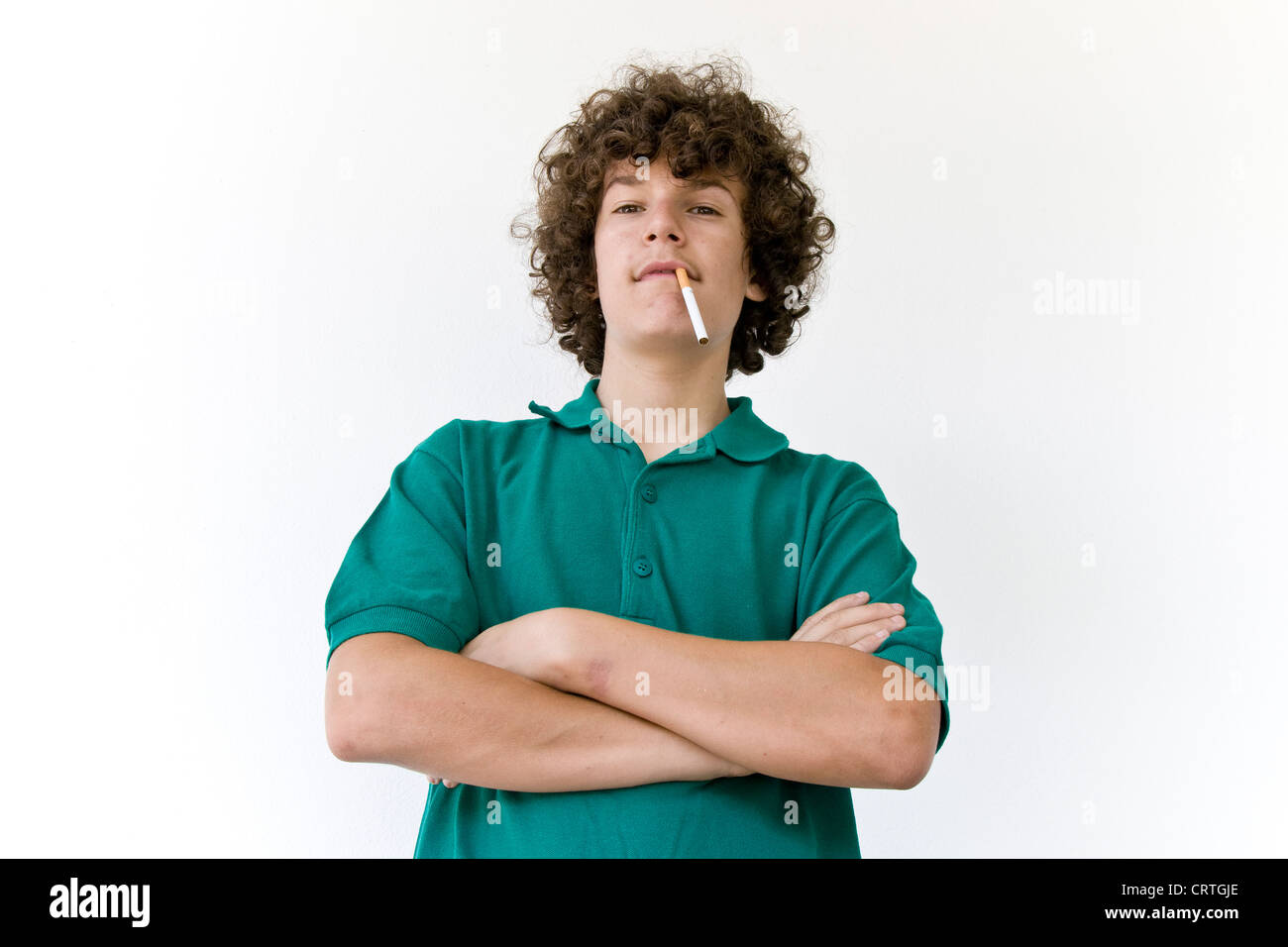 Boy with cigarette hi-res stock photography and images - Alamy