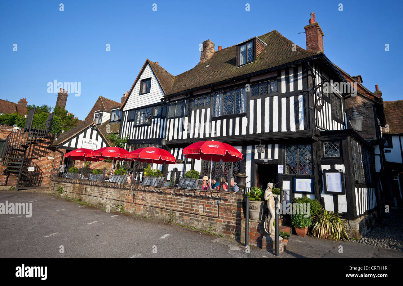 The Mermaid Inn, Rye, East Sussex, England, UK Stock Photo - Alamy